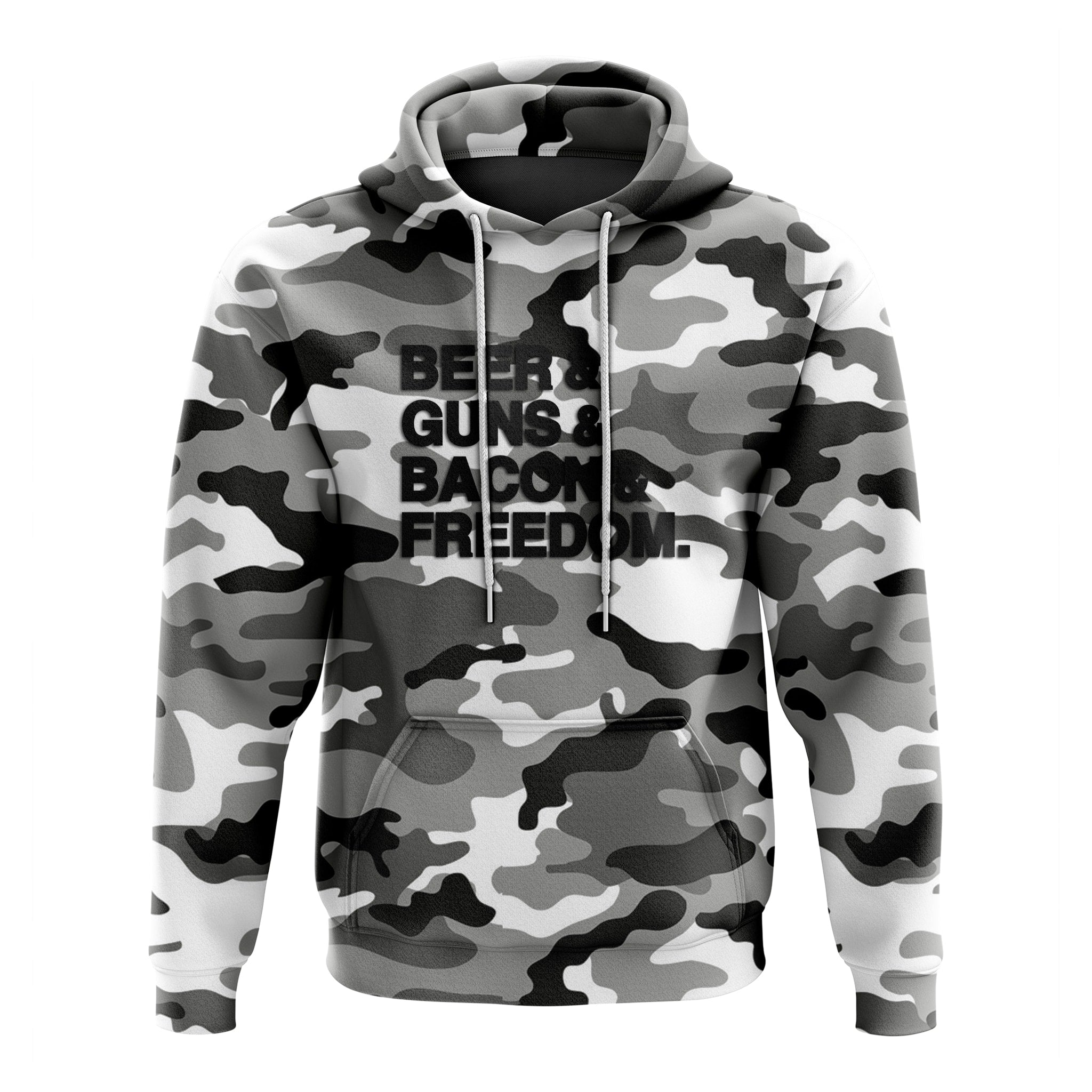 Snow Camo - Bacon Hoodie – Tactical Pro Supply, LLC